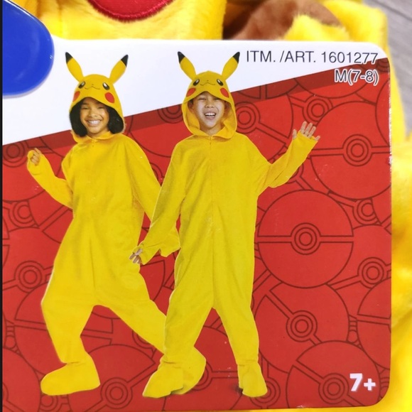 Pokemon | Costumes | Pokemon Pikachu Kids Costume Yellow | Poshmark